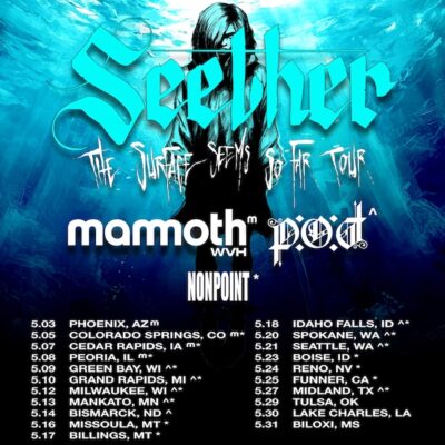 Nonpoint Announces 2025 Tour Dates with Seether – News – Lollipop Magazine